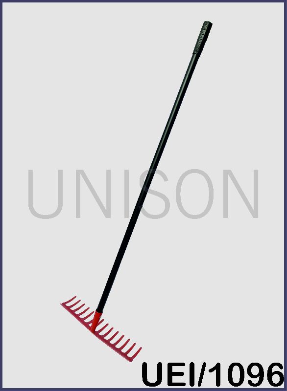 Unisons Engg. Industries garden Rake 18 Teeth With Metal Shaft
