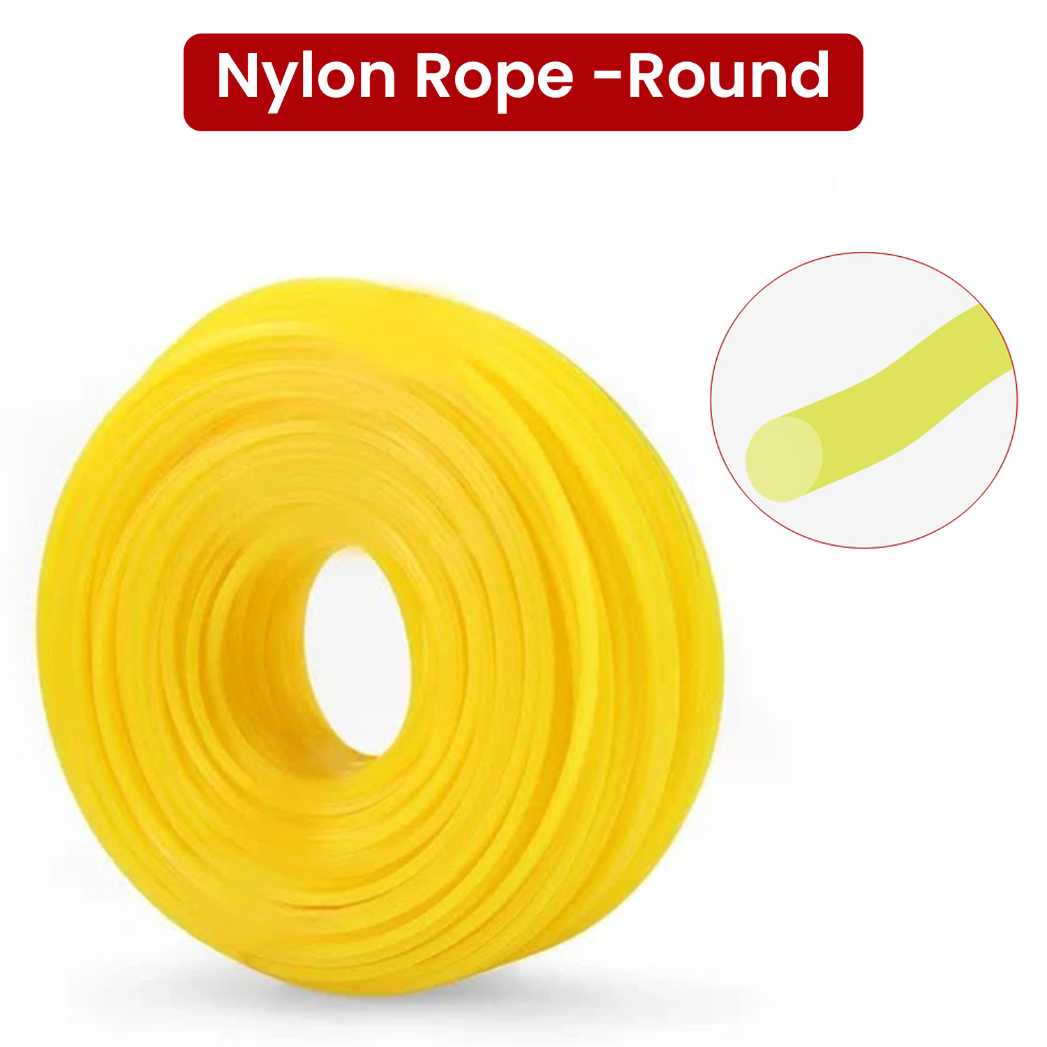 BALWAAN NYLON ROPE SQUARETYPE 50 mtr 3mm